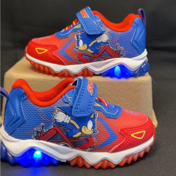 Sonic The Hedgehog | Shoes | Sonic The Hedgehog Baby Lightup Sneakers ...